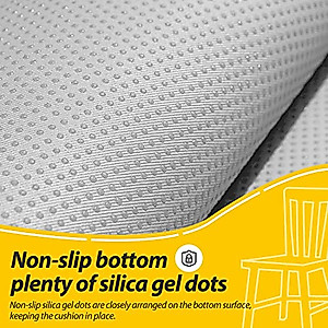 AAAAAcessories Bench Cushions for Indoor Furniture with Ties, Non-slip Bottom and Removable Cover, Indoor Seat Cushions Pads for Piano, Dining Bench and Bay Window, 36''×14''×2'', Brown