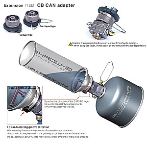 G-WORKS Gas saver plus/Lindal Valve Canister Shifter/Refill Adapter/Air Vent Function
