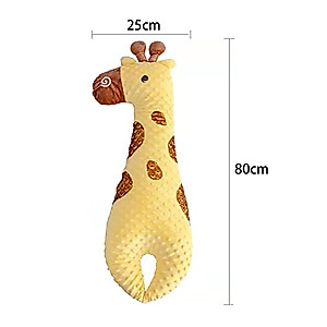 JIAHG Baby Side Sleep Pillow Multi-Functional Non Milk Regurgitation Newborn Soothing Exhaust Pillow Accompany Sleeping Hug Pillow for Infants Age 0-1 Year Comfy Bedding Bolster with Fixing Belt