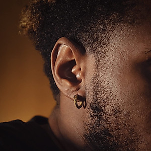 COPPERTIST.WU Ouroboros Earrings Snake Huggie Hoop Earrings Earrings for Women Men