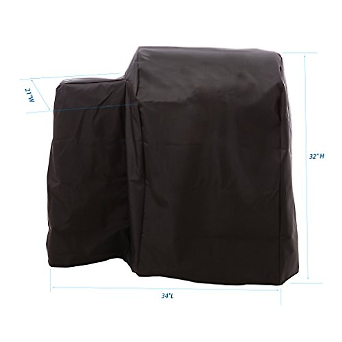 soldbbq Grill Cover Replacement Part for Traeger BAC374, Fits for Traeger 20 Series, Junior, and Tailgater Grills, 34" L 21" W 32" H, Black