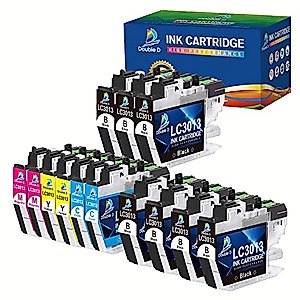 DOUBLE D LC3013 Ink Cartridges Compatible Replacement for Brother LC3013 LC3011 High Yield for Brother MFC-J491DW MFC-J497DW MFC-J690DW MFC-J895DW(13 Pack)