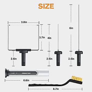 RONGTER 3 in 1 Hot Wire Foam Cutter kit, Foam Cutter Electric Styrofoam Cutting Tool 15W/ 6V, Heated Foam Carving Knife Kit with Cleaning Brush