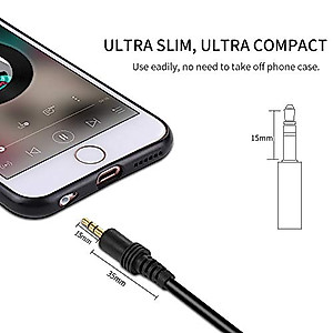 DTOL MC 3.5mm Audio Cable - 3.5mm TRS Female to Male 15ft Extension Cord for Microphones, Headphones, and More