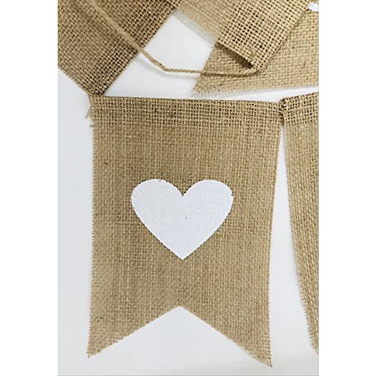 Shimmer Anna Shine Thank You Burlap Banner for Wedding Decorations Baby Shower Bridal Shower Baptism Birthday Party Supplies Photo Prop