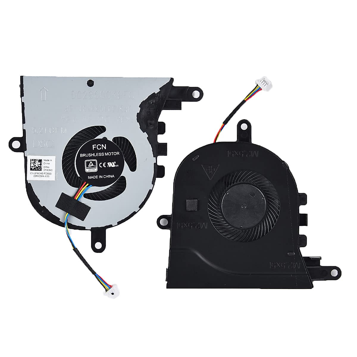 Replacement CPU Cooling Fan for Dell inspiron 15 5570 5575 3580 3593, inspiron 17 3780 3793, Latitude 3590 L3590 E3590 Series Laptop P/N: FX0M0 0FX0M0 DFS1503055P0T