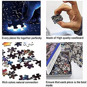 WZVZGZ Adults Jigsaw Puzzle 300 Piece Wooden Adults Children Puzzles,American Flag Eagle,Eagle USA,American Flag Eagle,Patriotic Eagle Flag,Educational Puzzle Family Game Gift for Adults and Kids