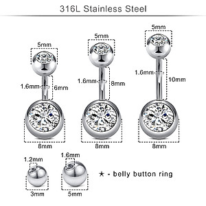 JIESIBAO 75PCS Mixed-size Piercing Kits for All Piercings,Stainless Steel Piercing Kit 14G 16G 18G 20G Piecing Needles for Ear Cartilage Tragus Nose Septum Lip Nipple Piercing Tools