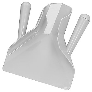French Fry Bagger Scoop, Commercial Fry Bagger, Chip Popcorn Bagger Scoop, Desserts Scooper for Ice, Candy, Snacks, French Fries, Popcorn, Nuts, Double Handle Quick Fill Tool