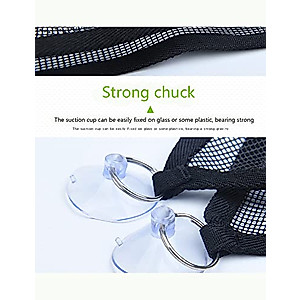 2 Pack（Small） Bearded Dragon Lizards Hammock Triangle Shape with Strong Suction Cup Reptile Hammock Decor Accessories Suitable for Large & Small Geckos, Chameleon or Lizards