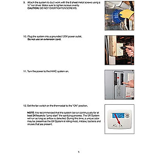 OdorStop OS72PRO UV Air Purifier 72W System with Energy Saving Airflow Sensor and 16-in Bulbs