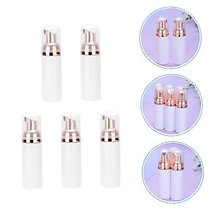 FOMIYES 15 pcs Mousse Sparkling Bottle Travel soap Dispenser Human Kids foamingsoap Holder Tray foaming soap Dispenser Bowl jar Machine Travel Hand soap foaming Shopkeeper Filling Plastic