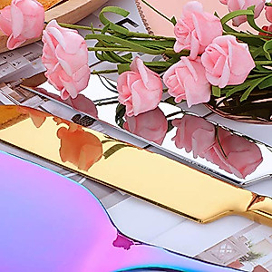 Buyer Star Cake Shovel Knife Sets, 304 Stainless Steel Gold Spatula Baking Tool Cake Shovel For Pie/Pizza/Cheese