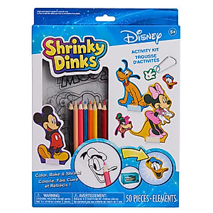 Shrinky Dinks Disney Classics Kit, 15 Pre-Printed Shrinky Dinks Sheets, Kids Toys for Ages 5 Up by Just Play