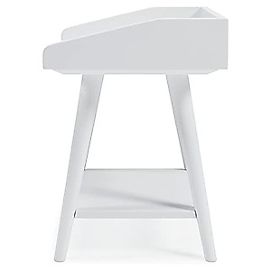Signature Design by Ashley Blariden Modern Accent or End Table, White