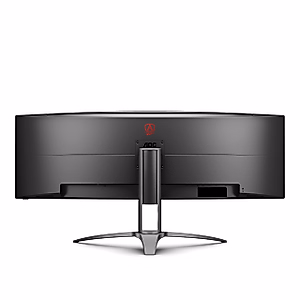 AOC AGON Curved Gaming Monitor 49" (AG493UCX), Dual QHD 5120x1440 @ 120Hz, VA Panel, 1ms Adaptive-Sync, 121% sRGB, Height Adjustable, 4-Yr Zero Dead Pixels Manufacturer Guarantee
