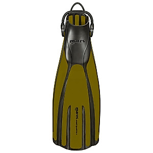 Mares Avanti Quattro Plus Open Heel Bungee Strap Fin, White, Small