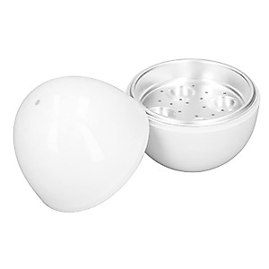 Microwave Egg Cooker, Small Egg Boiler Hard Boiled Egg Cooker Microwave Function Egg Boiler with Compact Design for Hard Boiled Poached Scrambled Eggs