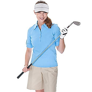 5 Pieces Sports Sun Visor Hats Mesh Visor Adjustable Sun Athletic Visor Cap for Men Women Daily Golf Running Outdoor Sports