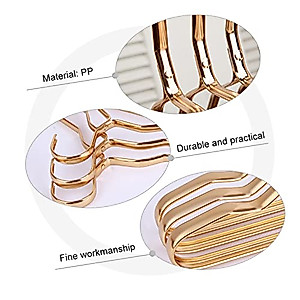 Veemoon 5pcs Racks Telescopic Simple Heavy Anti- Alloy Stainless Steel Saving Practical Non Clothes Professional Storage Hangers Bar Coat Pants Jacket Space Home Duty Slip Kids