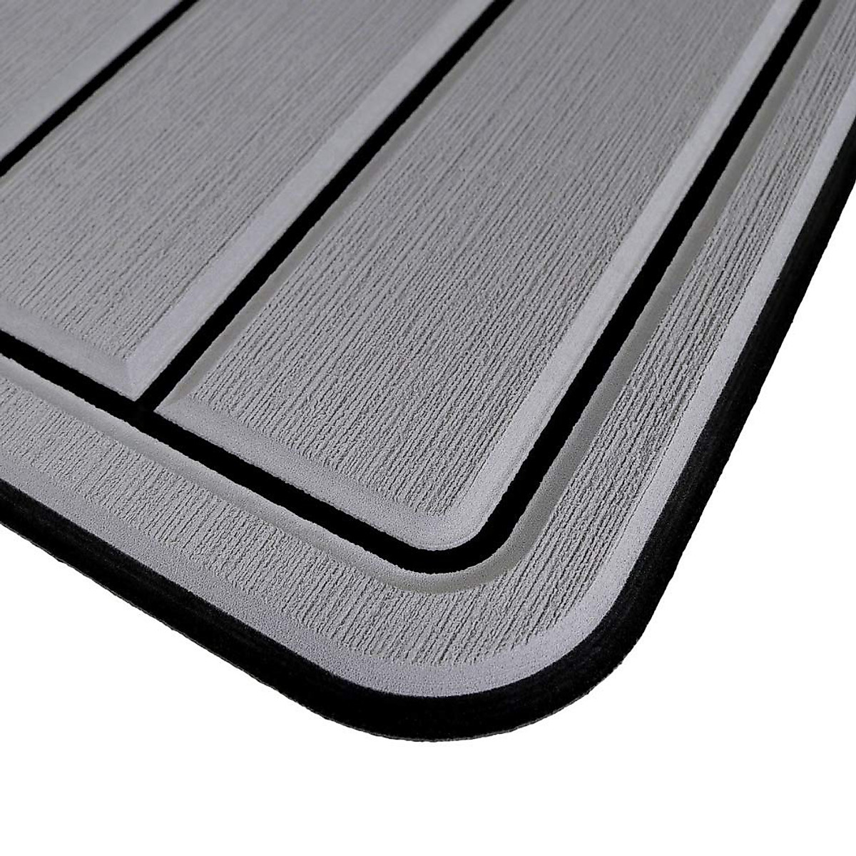 Castaway Customs SeaDek Foam Yeti Seat Cushion | 3M Adhesive Backing | Cooler Pad Accessory | Washable & Durable | Fits Roadie 20 QT (Storm Gray/Black)