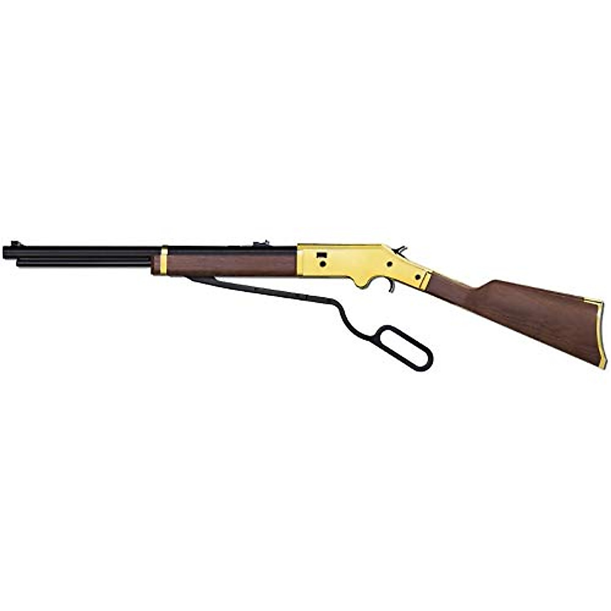 Barra Airguns 1866 Cowboy Series Lever Action Air Rifle - Multi Pump Powered - Shoots .177 Caliber Pellets and BBS, 800 FPS - Pellet Guns for Adults and Kids - Gold Air Rifle