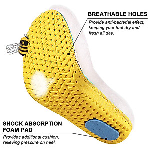 Ailaka Sheepskin Sport Wool Insoles for Women & Men, Premium Thick Fur Fleece Replacement Warm Inserts for Shoes Boot Slippers Sneakers 1 Pair