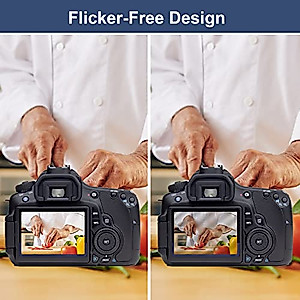 IFKDNR 2 Pack 105W LED Light Bulb 5500K Flicher-Free Daylight White Softbox Bulb 10000 Hours Lifetime E27 Base for Photography Studio Lighting