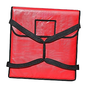 AFXGUSD Food Delivery Insulation Bag for Pizza Transport and Catering, S and Red