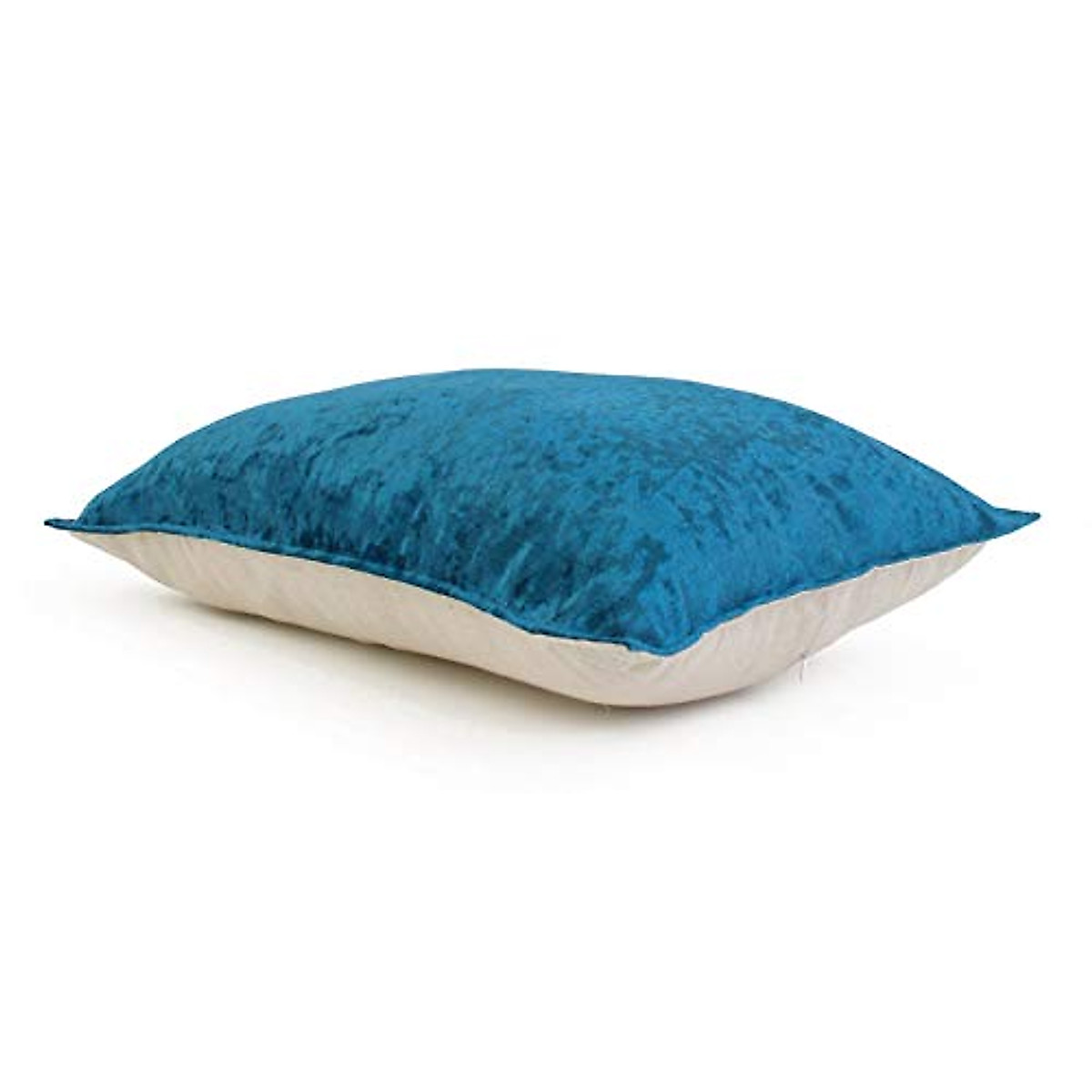 Thro by Marlo Lorenz TH014509004E Ibenz Ice Velvet Pillow, 14 x 22 in, Teal