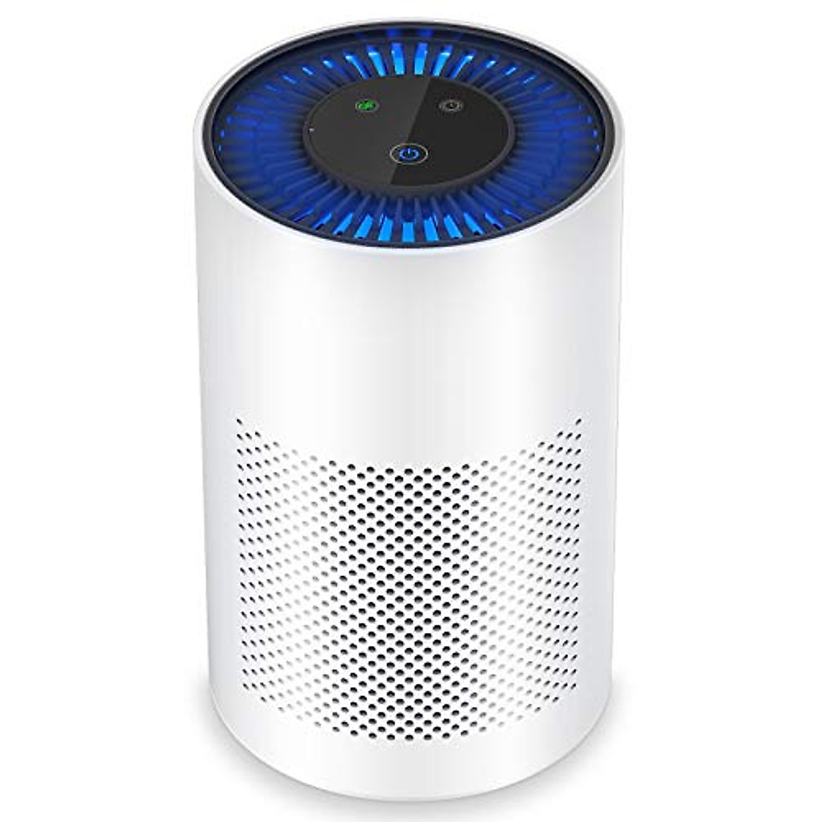 WSTA Portable Small Hepa Air Purifiers for Home,Bedroom,Office-White,W080C