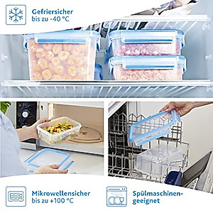 Emsa Clip and Close Storage Container, Rectangular, 125.1 Ounces