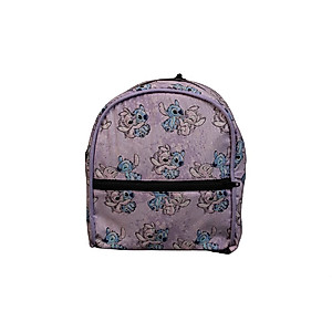 Stitch and Angel Mini Backpack. Stitch and Angel Travel Mini Backpack. Mini Backpack. Travel Bag