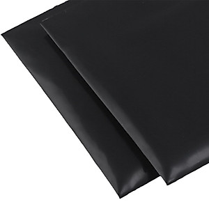 100PCS Black Polyethylene Flat Zip Closure Bags 4x5cm (1.5x1.9")
