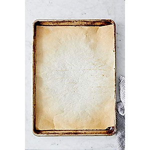 King Arthur, Pre-Cut Baking Parchment Paper, Heavy Duty, Professional Grade, Nonstick, Reusable, Resealable Pack, Fits 18" X 13" Pan, 100 Count