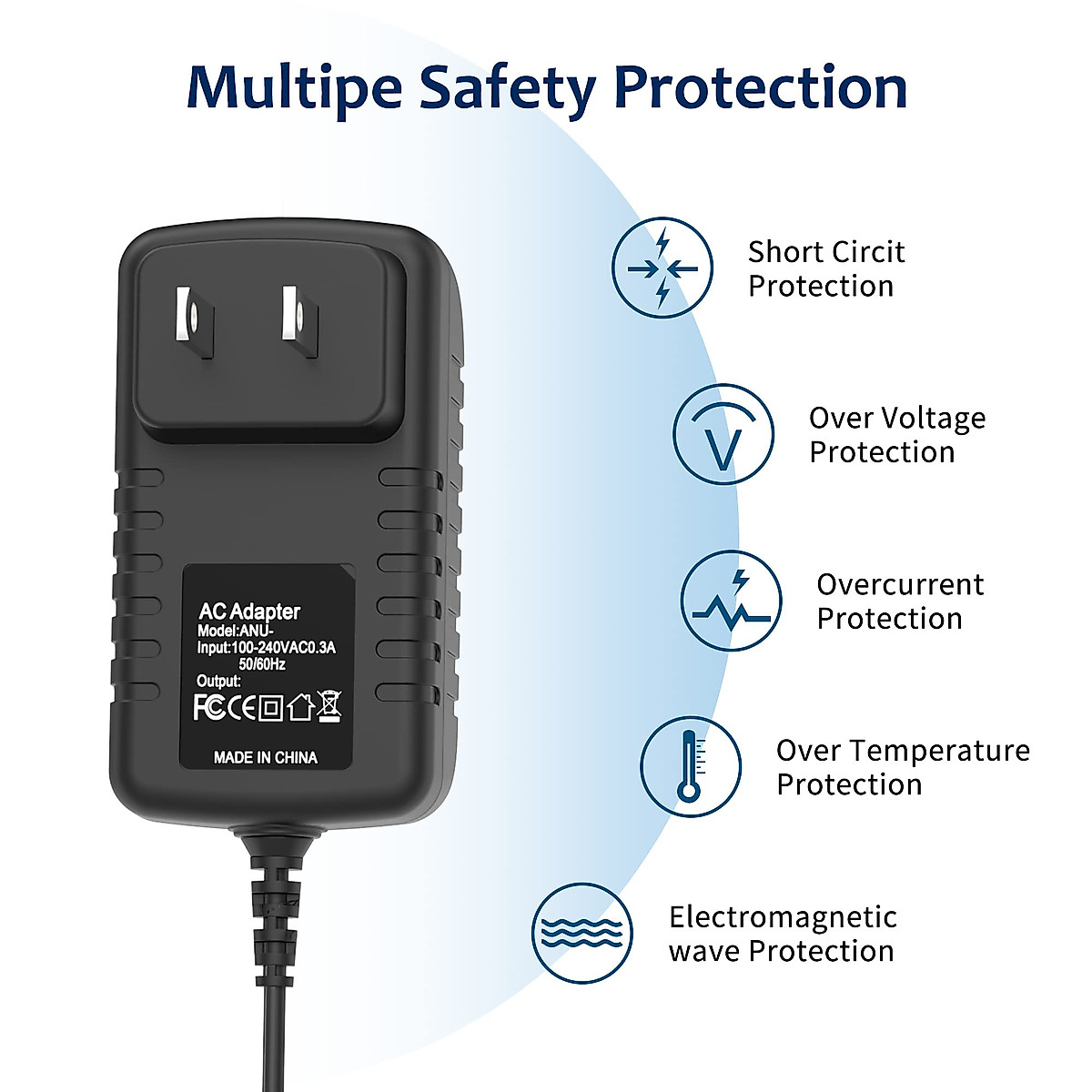 Generic Power Converter Replacement, Black, 12-24V for Duralast Gold BP-DLG, Duracell Powerpack 450 Amp 300 Amp Jump Starter