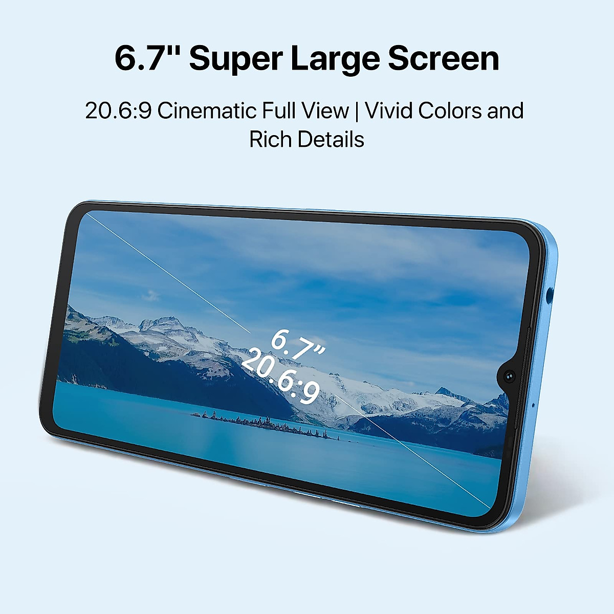 UMIDIGI A13 Pro（4+128GB） Unlocked Cell Phone,Android 11 NFC Smartphone,6.7" HD Full Screen Android Phone,5150mAh Massive Battery Mobile Phone