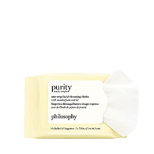 philosophy purity made simple one-step facial cleansing cloths