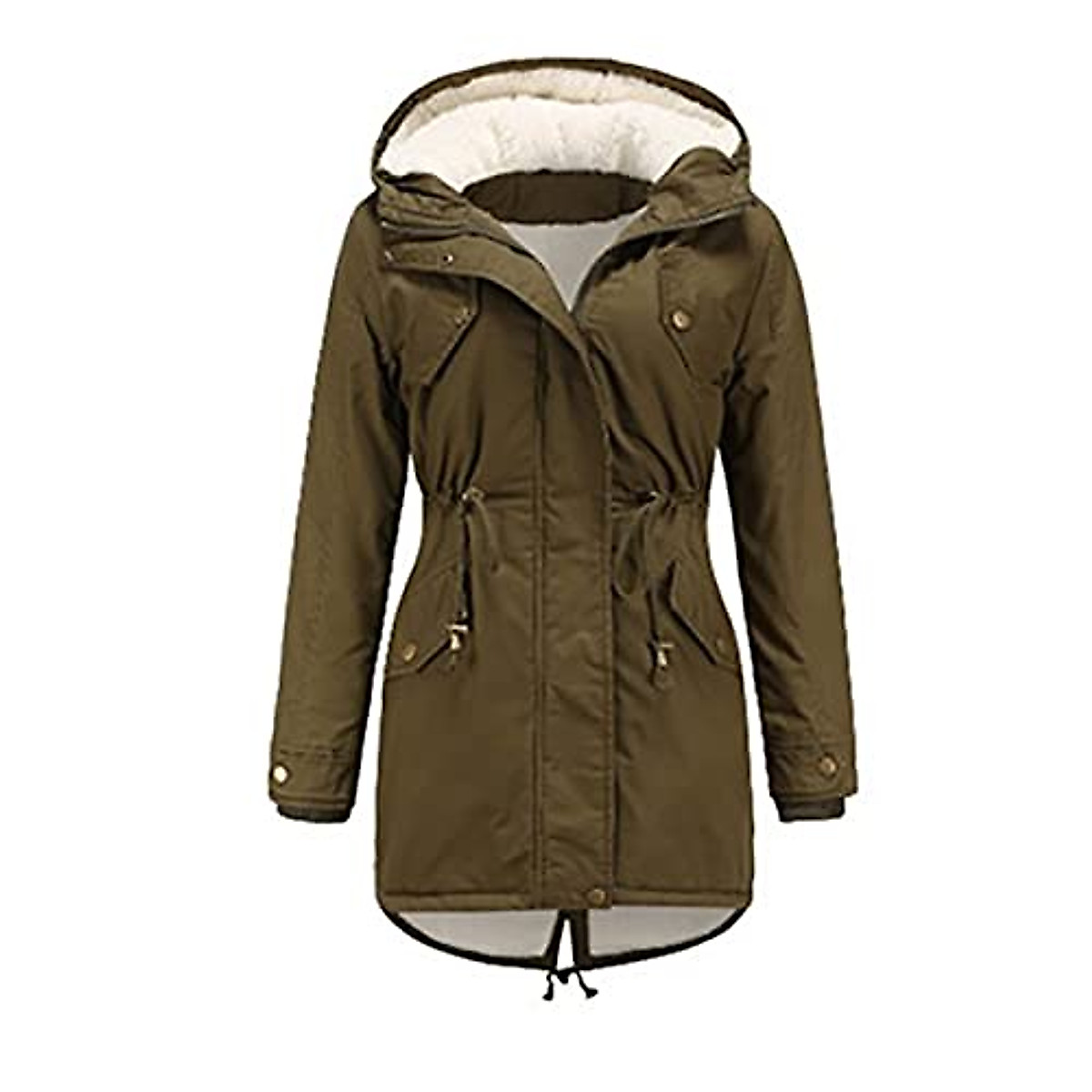 JEGULV Winter Overcoats for Women,Womens Long Puffer Jacket Winter Plus Size Down Coat Thicken Fleece Lined Parka Warm Jacket Overcoats with Hooded,Y2K Zip Up Hoodie