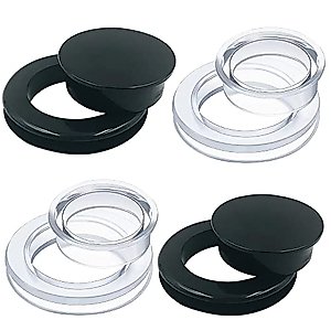 SourceTon 4 Pieces Silicone Patio Table Umbrella Hole Ring Plug and Cap Set for Outdoor Patio Garden Beach Table Umbrella Plug