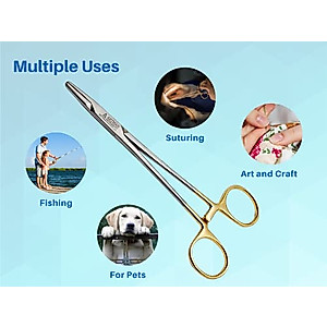 Mayo Hegar Needle Holder 6" Surgical Needle Driver with Tungsten Carbide Inserts by ARTMAN INSTRUMENTS
