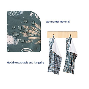 Baby Diaper Changing Pad Wipeable Portable Changing Pad, Foldable Travel Changing Mat for Baby, Newborns Toddlers Shower Gifts 2Pack（Star, 16"x27.6")