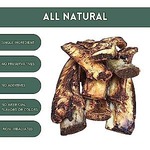 K9 Connoisseur Single Ingredient Dog Bones Made In USA From Grass Fed Cattle 8 To 10 Inch Long All Natural Meaty Rib Marrow Filled Bone Chew Treat Best For Medium Breed Dogs Best Upto 50 Pounds 8 Pack