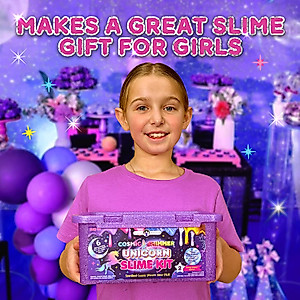 Original Stationery Cosmic Shimmer Slime Kit, Galaxy Glitter Slime with Unicorn Colors, Gift for Girls