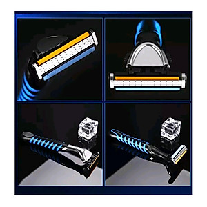 Siam Shave's Lightweight Handle Sensor Compatible All Sensor Blade with One Sensor Razor cartridge Included