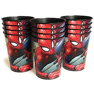 amscan Spiderman Webbed Wonder Favor Cup 16oz [Contains 12 Manufacturer Retail Unit(s) Per SKU# 421860