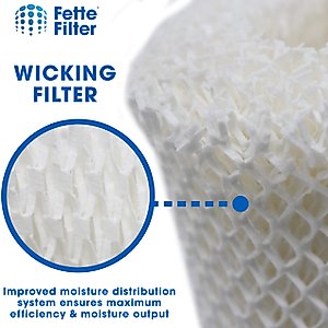 Fette Filter - Premium Material Humidifier Wicking Filters Compatible with Honeywell HC-14 Replacement Humidifier Filter E HC-14V1, HC-14, HC-14N. (Pack of 2)