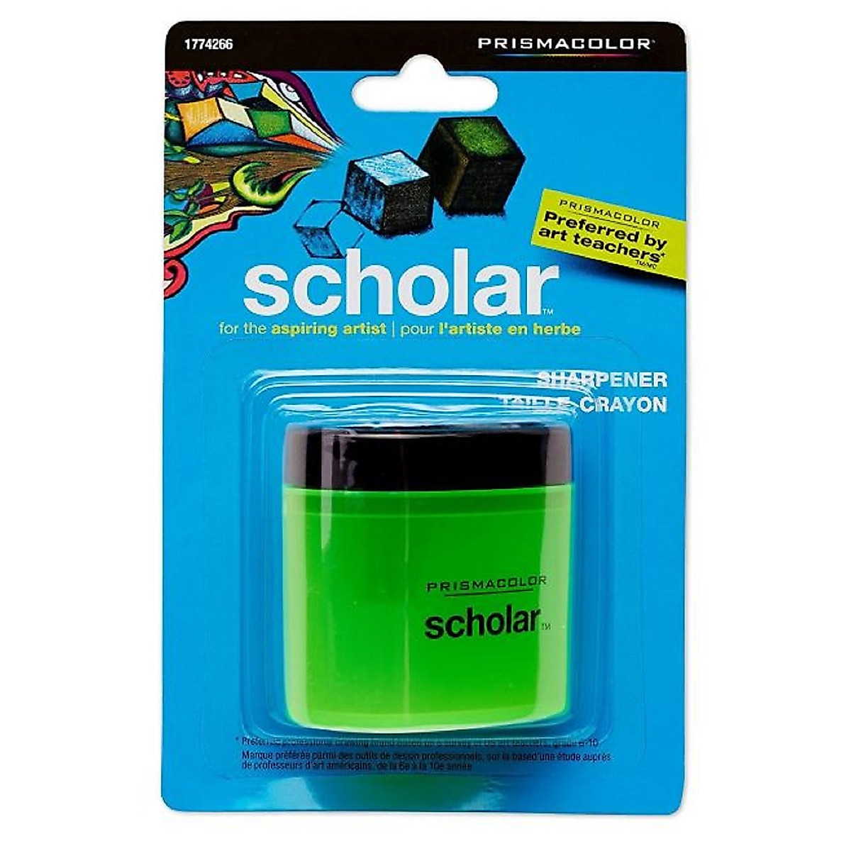 Prismacolor Premier Soft Core Colored Pencil, Set of 24 Assorted Colors (3597T) + Prismacolor Scholar Colored Pencil Sharpener (1774266)