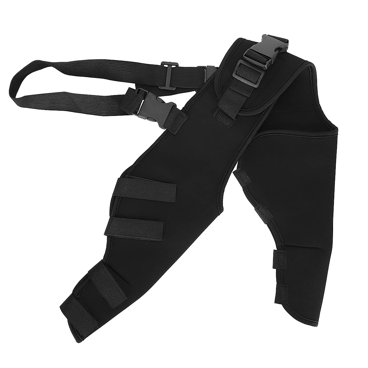 GOTOTOP Hind Legs Protector, Elbow Brace Dog Knee Brace Joint Brace Adjustable pet Knee Pads for Dog hind Leg Recovery(L-HJ25 Double Leggings Back Black)