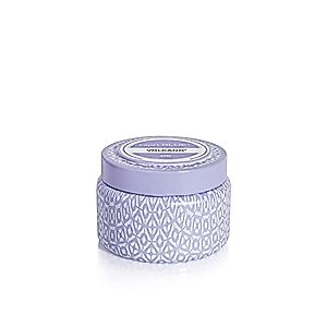 Capri Blue Volcano Candles - Printed Travel Tin Jar Candle - Luxury Candle with a Soy Wax Blend - Volcano Scented Candles for Home Decor - Citrus Scent - Digital Lavender Colored Candle (8.5 oz)